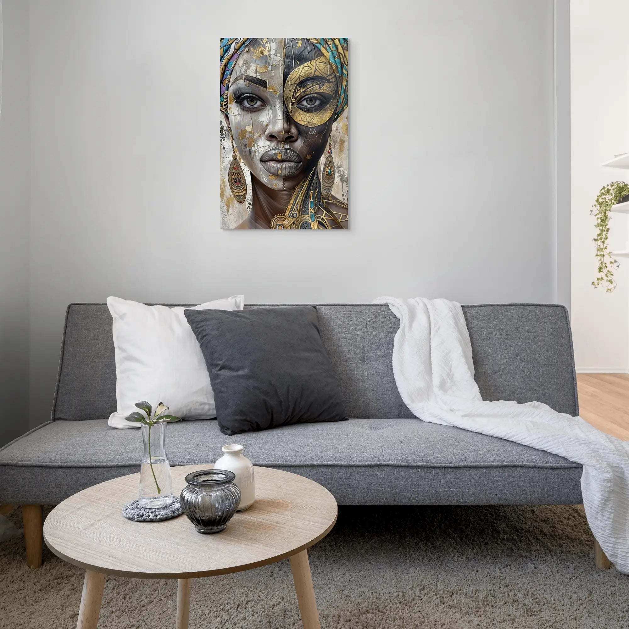 Peinture Africaine Visage