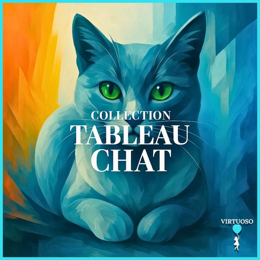 Collection Peinture Chat - Art Félin et Charme Artistique – Art Virtuoso