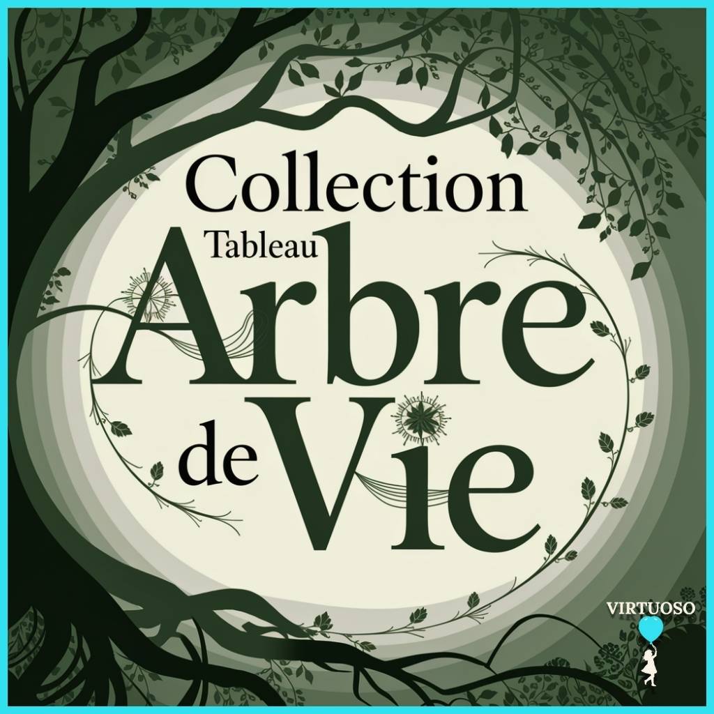 Tableau Arbre de Vie - Collection Symbolique et Élégante – Art Virtuoso