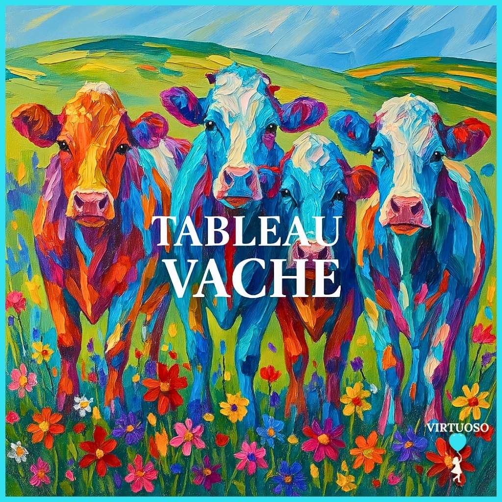Collection Tableau Vache : L'Art Rural Réinventé – Art Virtuoso