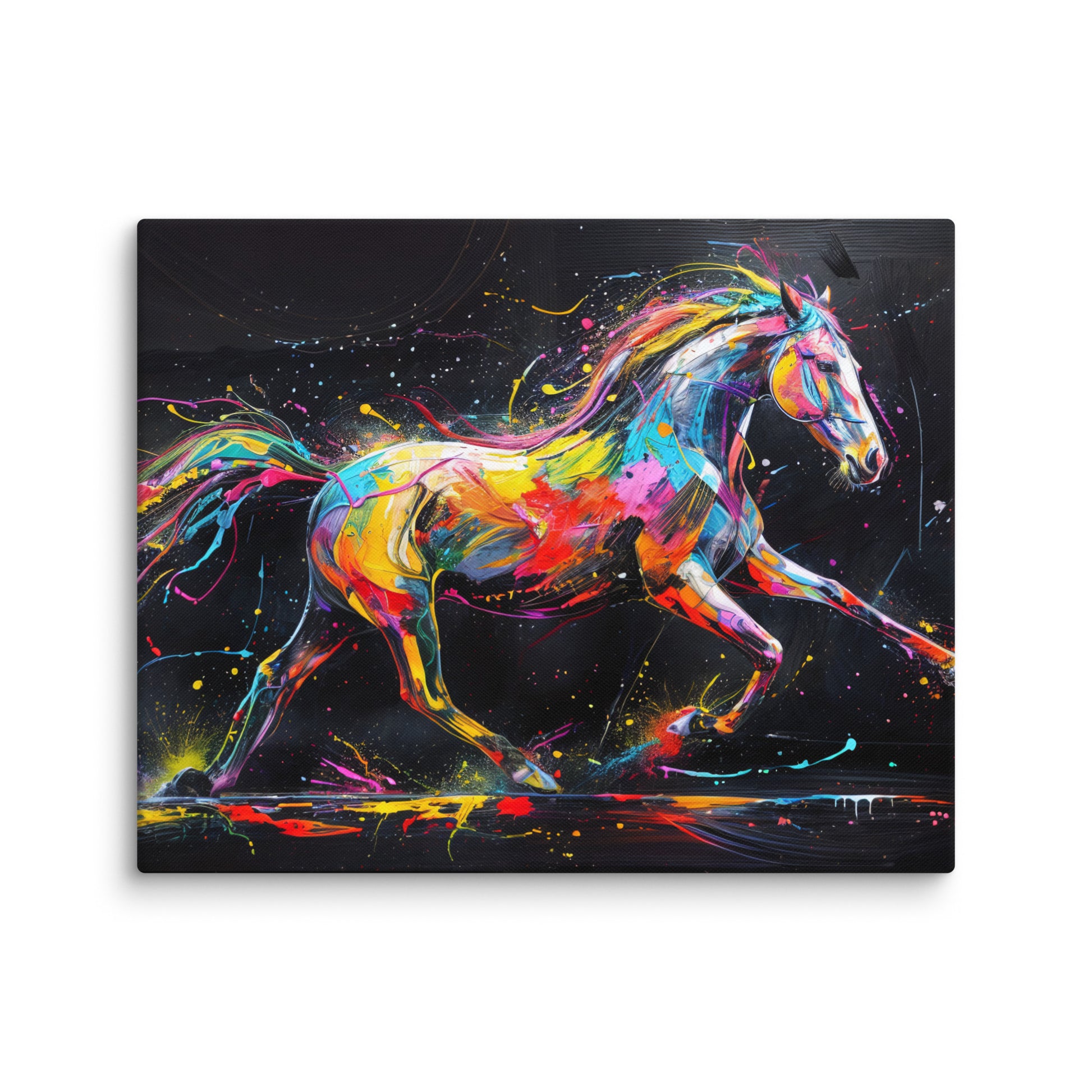 Tableau Cheval Coloré - Pop Art – Virtuoso