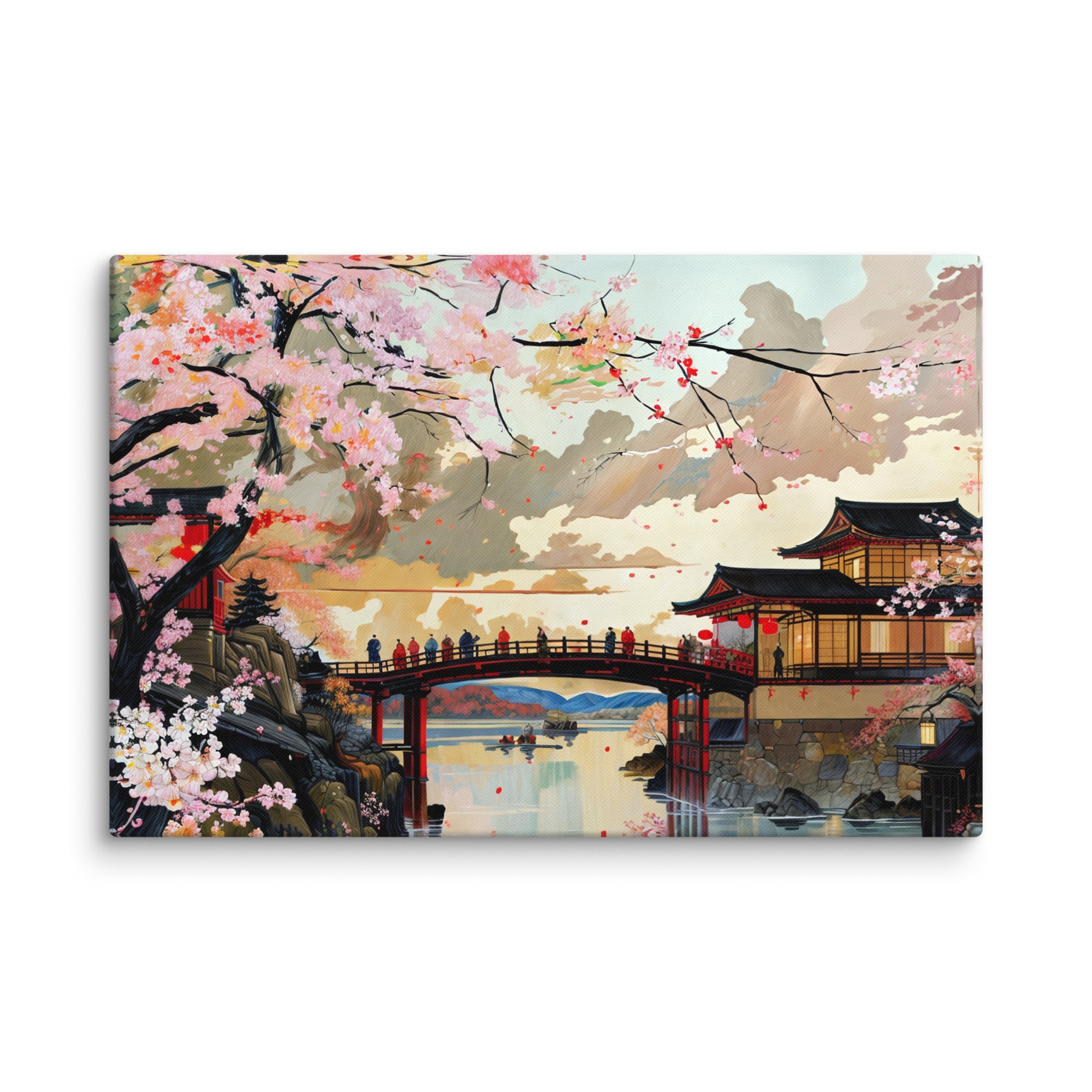 Tableau Japonais Traditionnel - Pont de Kyoto – Art Virtuoso