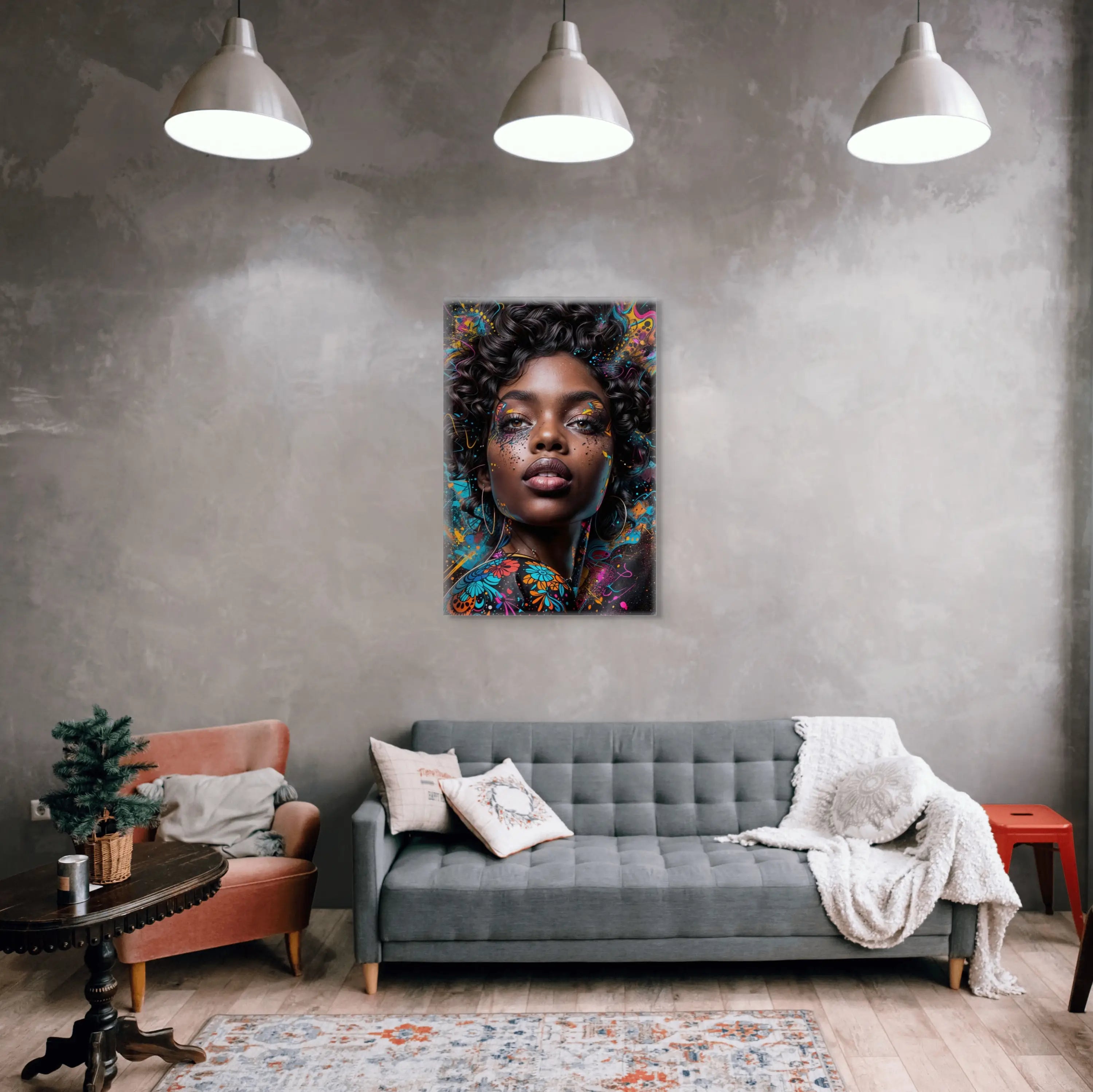 Tableau Femme Afro | Art Virtuoso