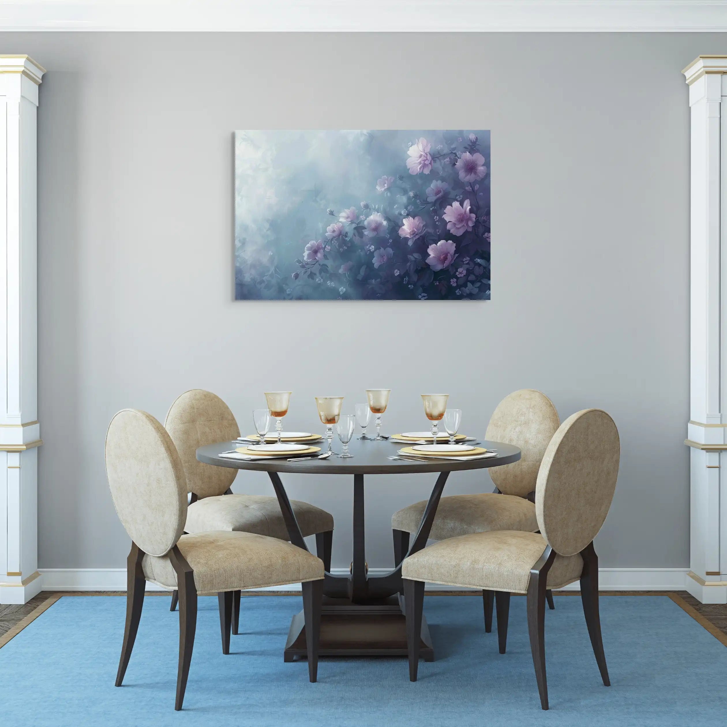 Tableau Floral Éthéré | Art Virtuoso