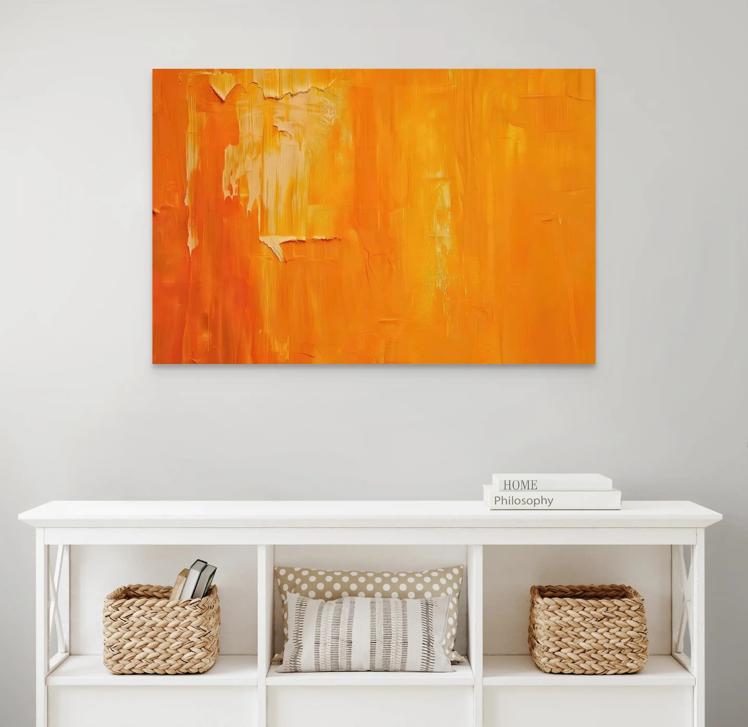 Tableau Oranger - Toile Ensoleillée – Art Virtuoso