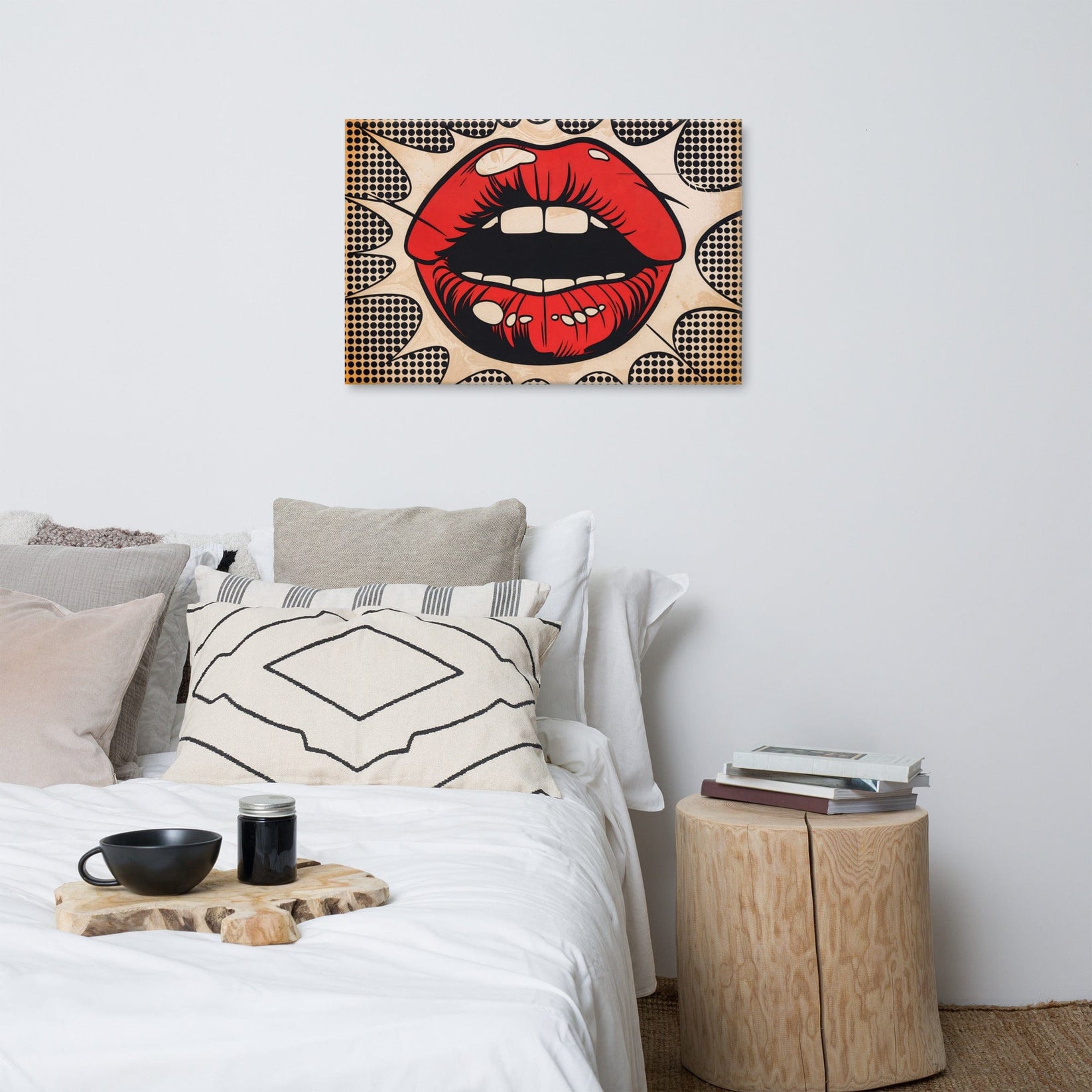 Tableau Pop Art Bouche | Art Virtuoso