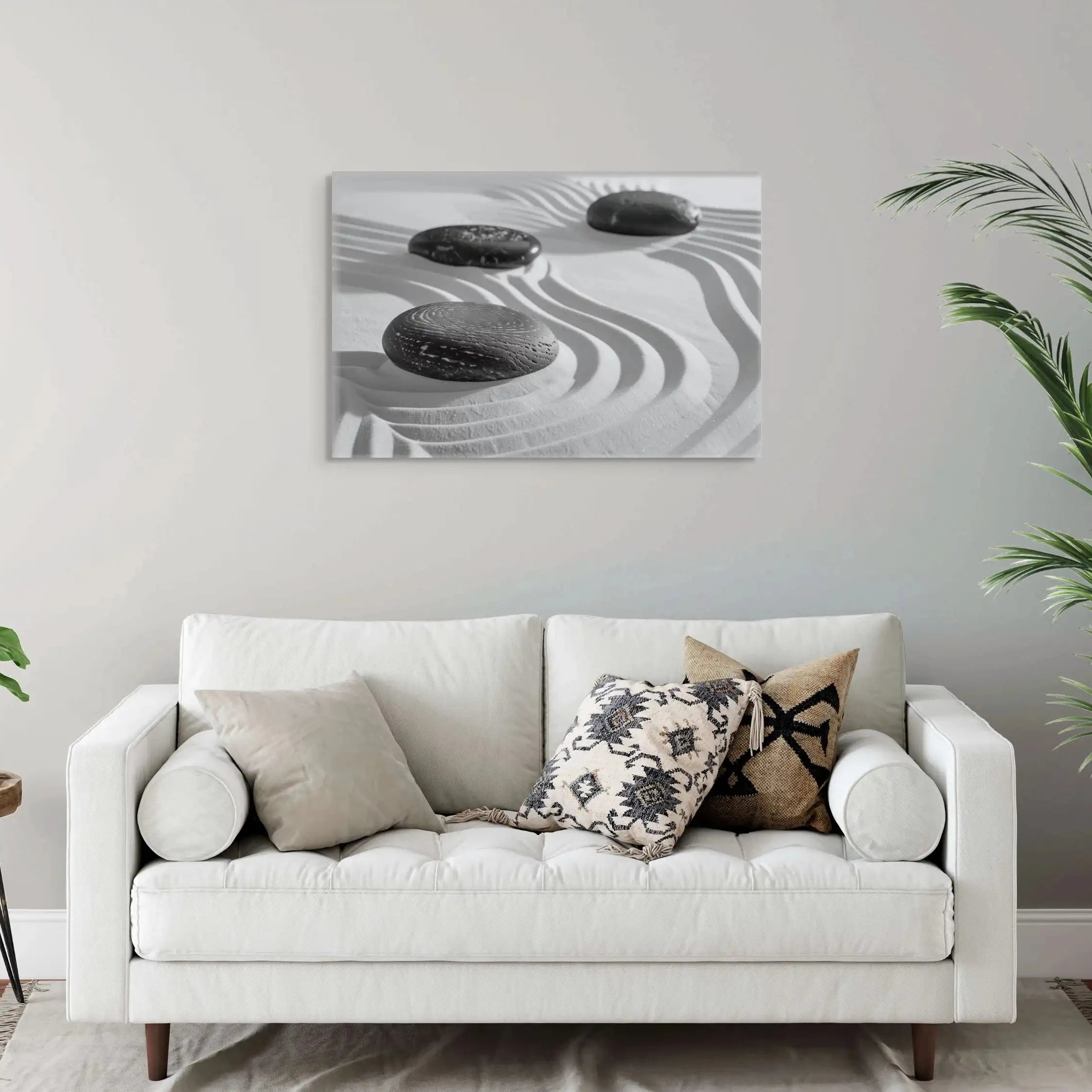 Tableau Zen Noir et Blanc – Art Virtuoso