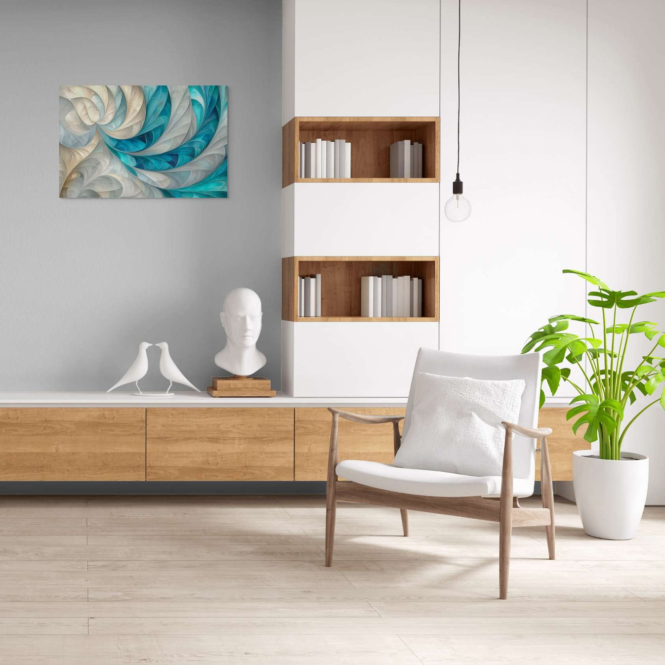 Tableau Art Deco Abstrait – Art Virtuoso