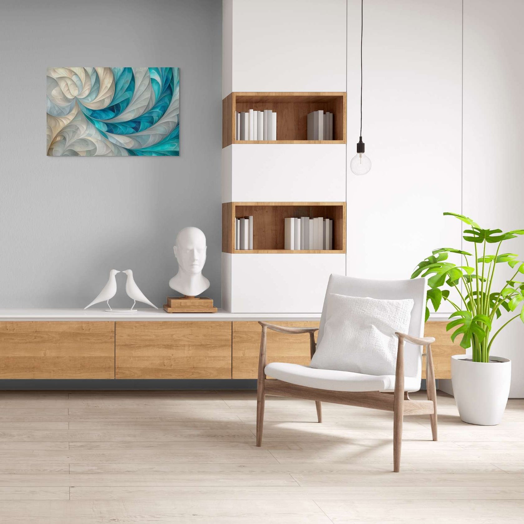 Tableau Art Deco Abstrait – Art Virtuoso